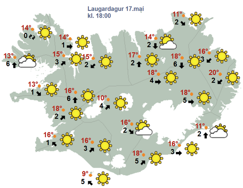 Veðurfræðingur segir góðviðrið á næstunni „eins og í lygasögu“